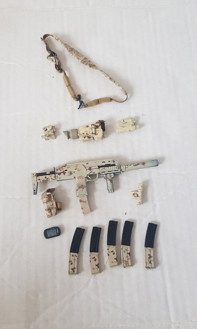 Damtoys 1/6 scale Devgru operation Neptune spear MP7A1 PDW WITH RIS ...