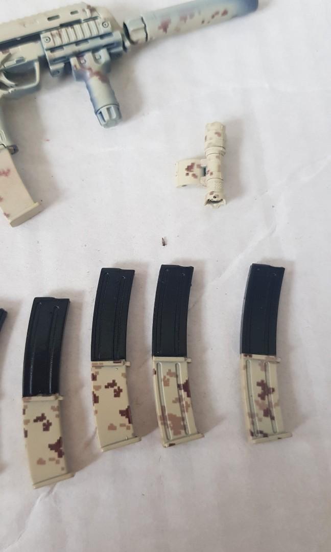 Damtoys 1/6 scale Devgru operation Neptune spear MP7A1 PDW WITH RIS ...