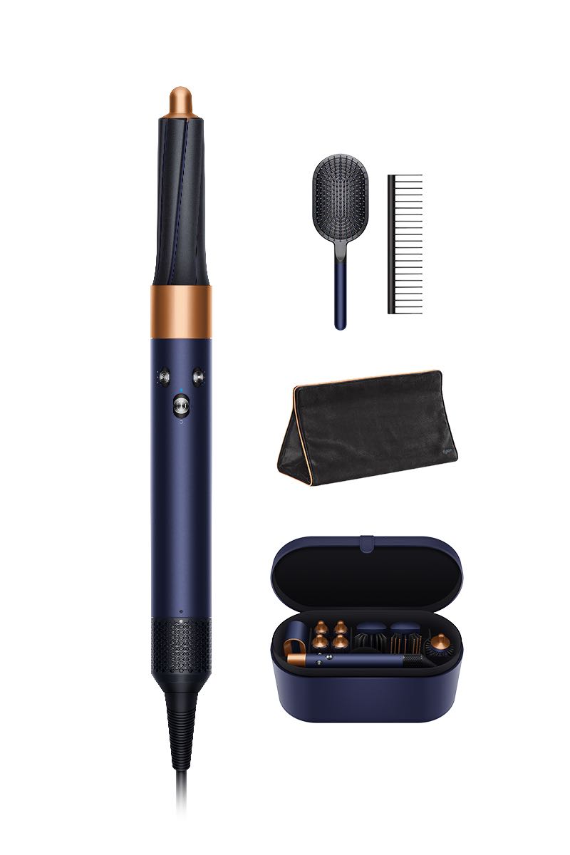 Dyson Airwrap Complete Prussian Blue & Rich Copper w/paddle brush ...