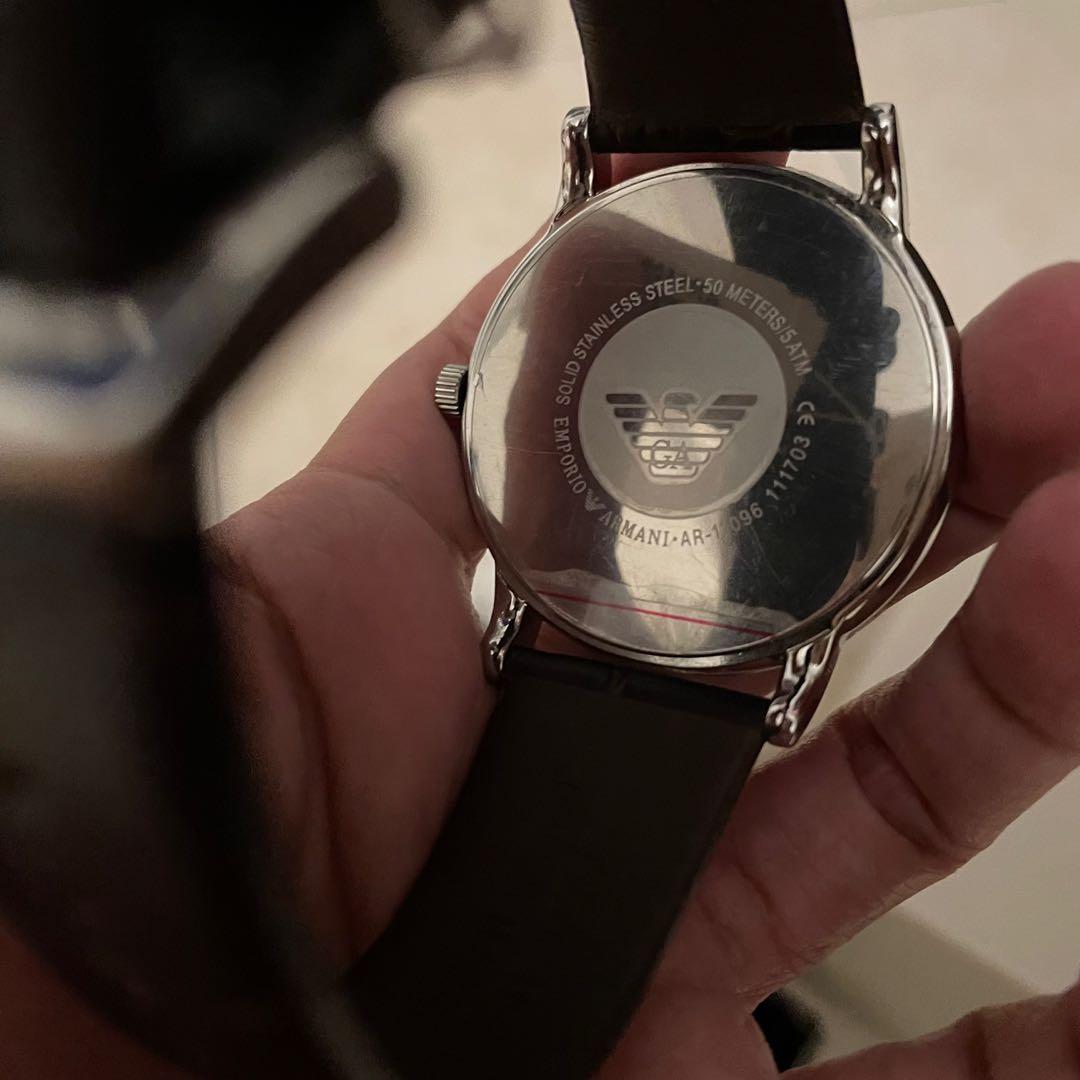 Emporio Armani Watch AR11096, Luxury, Watches on Carousell