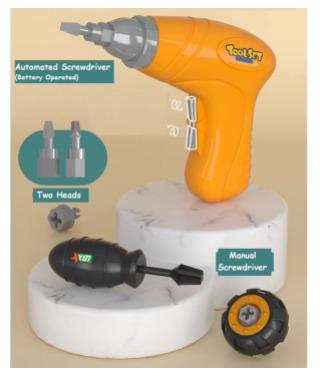 Engineer Role Play Pretend Play Toy 4 in 1 Transforming Construction ...