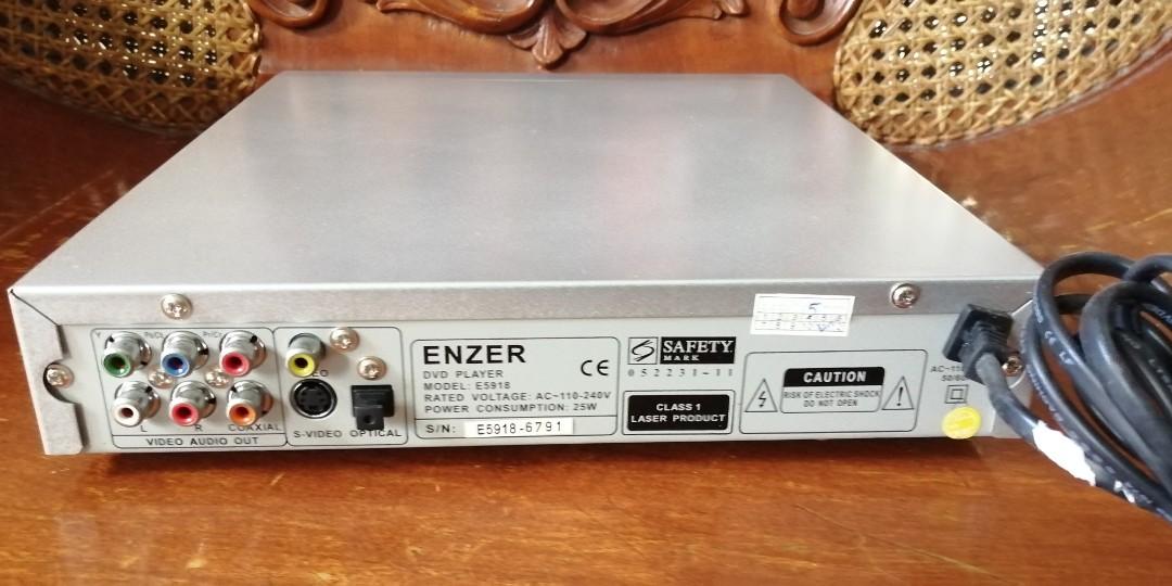 Enzer DVD Player, Hobbies & Toys, Music & Media, CDs & DVDs on Carousell