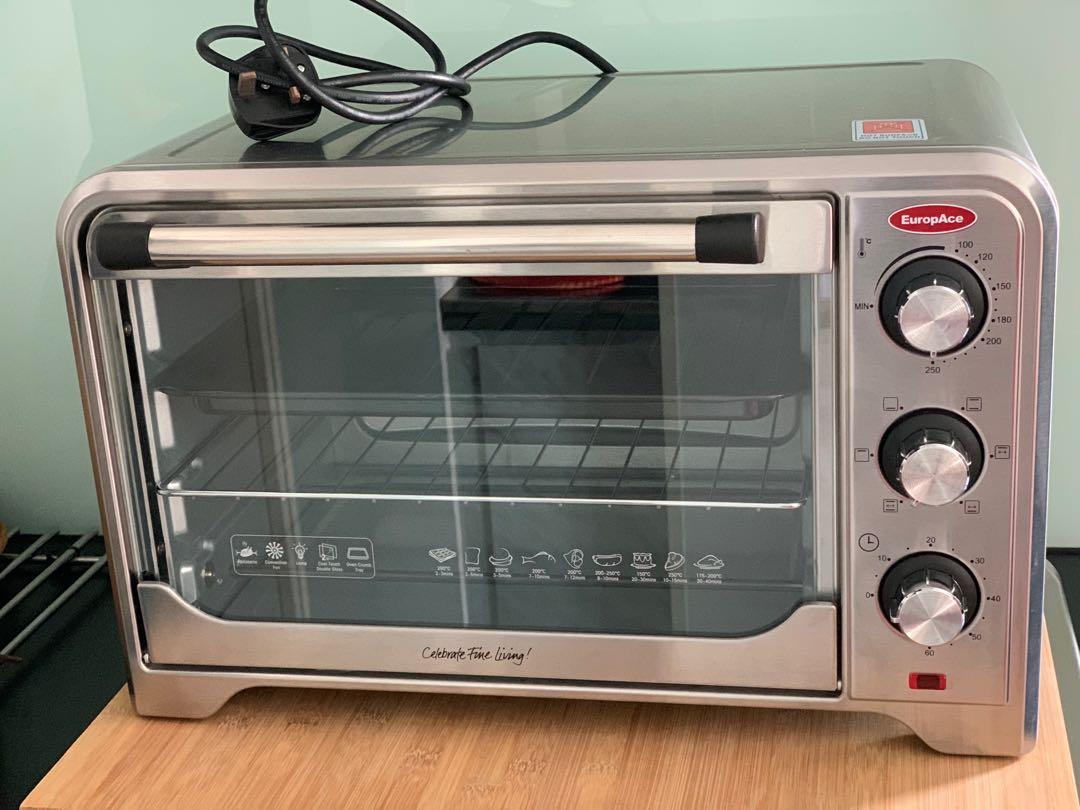 EuropAce Stainless Steel 30L Electric Oven EE0 2301S, TV & Home ...