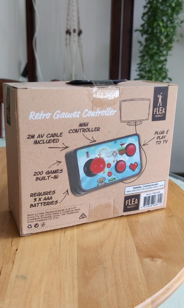 Flea Market Retro Games Controller with 200 Preloaded Games, Video ...