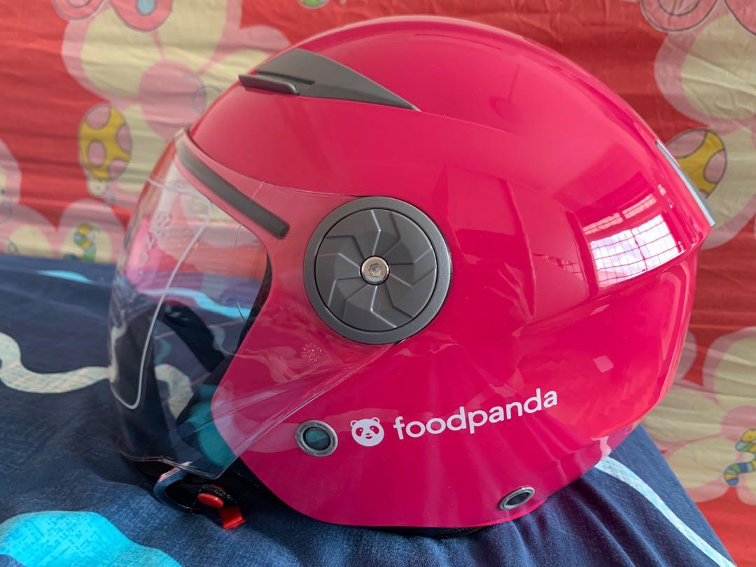 Foodpanda helmet, Motorcycles, Motorcycle Accessories on Carousell