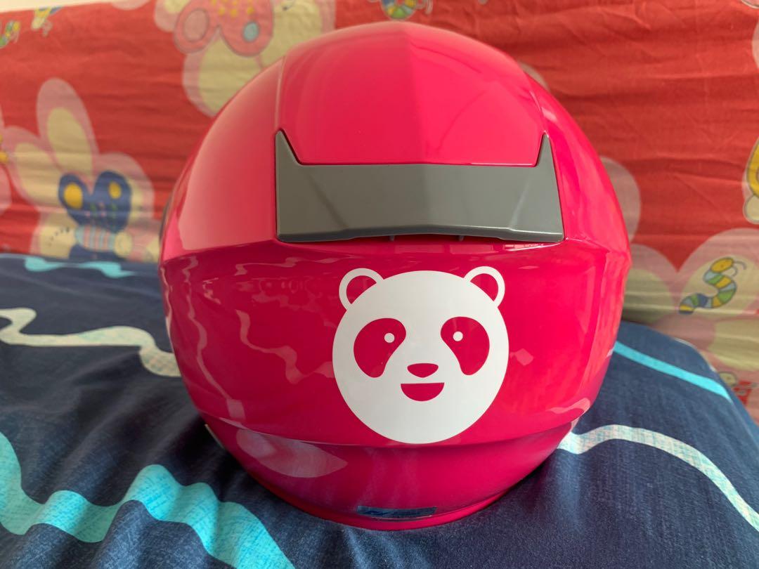 Foodpanda helmet, Motorcycles, Motorcycle Accessories on Carousell