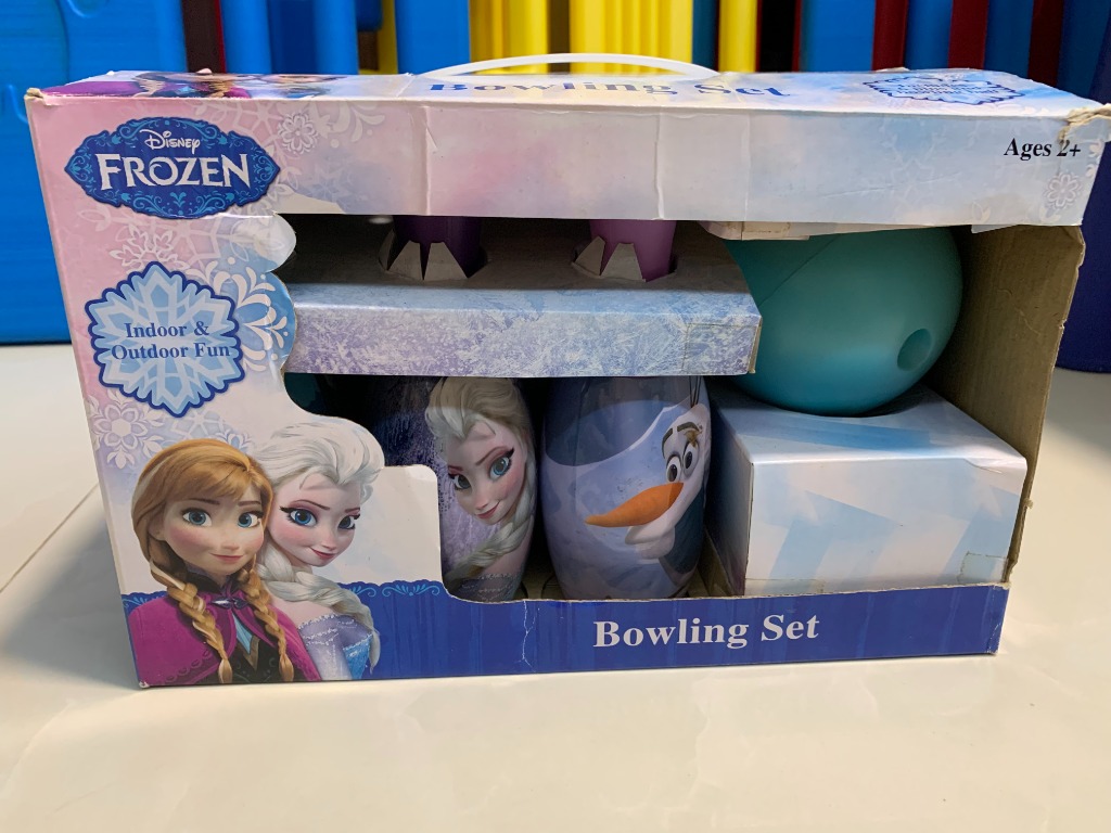 Frozen Bowling Set, Hobbies & Toys, Toys & Games on Carousell