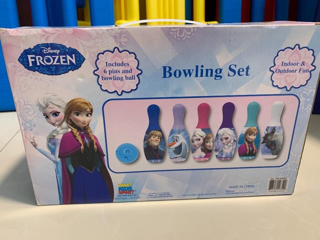 Frozen Bowling Set, Hobbies & Toys, Toys & Games on Carousell