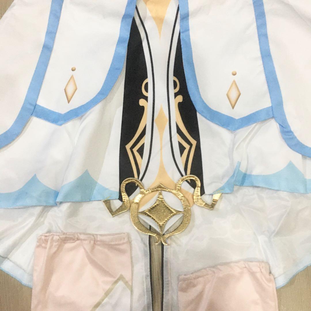 Full Set Genshin Impact Lumine Cosplay Costume Wig Cossky Brand, Women ...