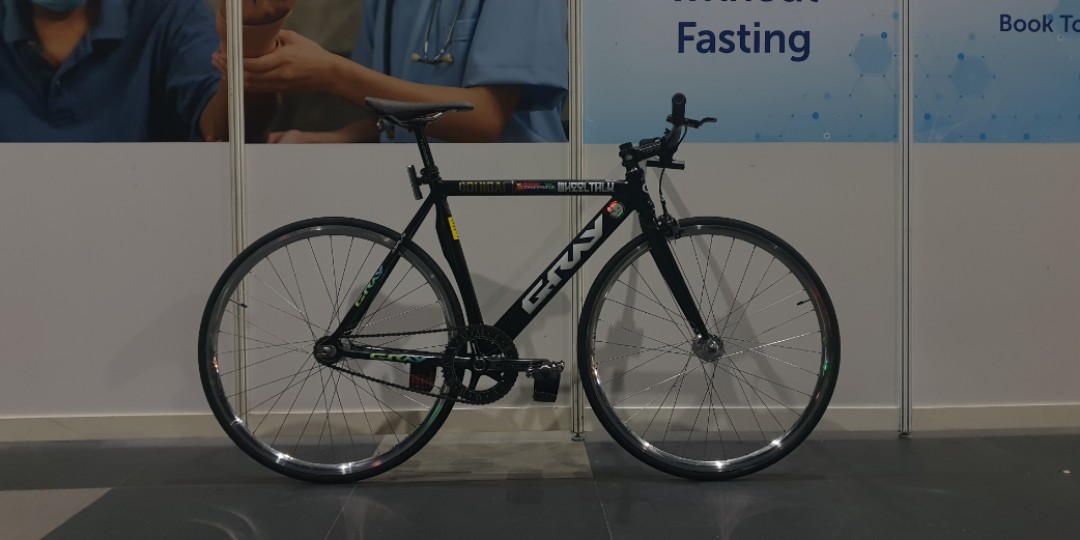 Gray rain fixie frameset urgent!!! Wtt with tsunami tags:engine 11 ...