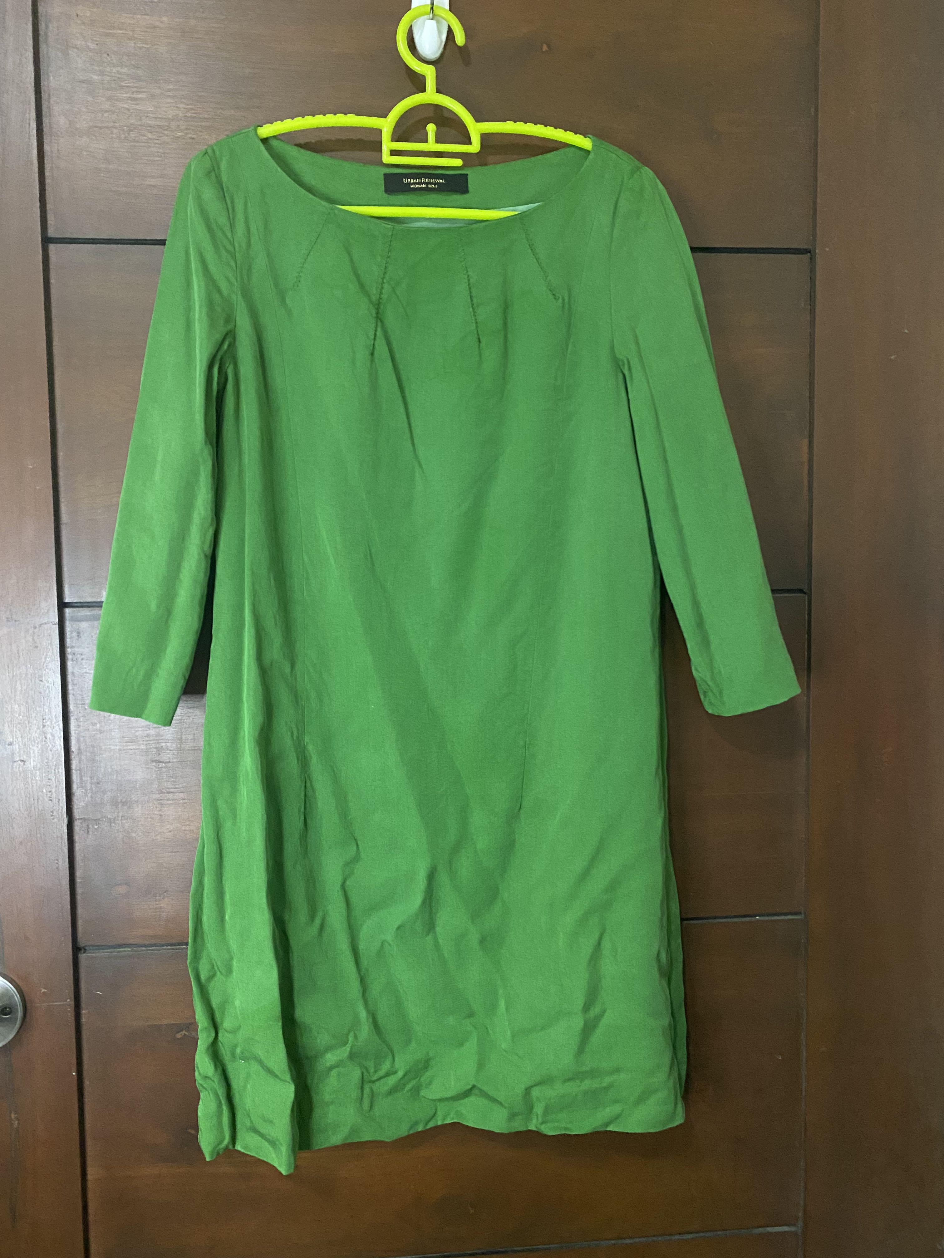 Green Office Dress, Women's Fashion, Dresses & Sets, Dresses on Carousell