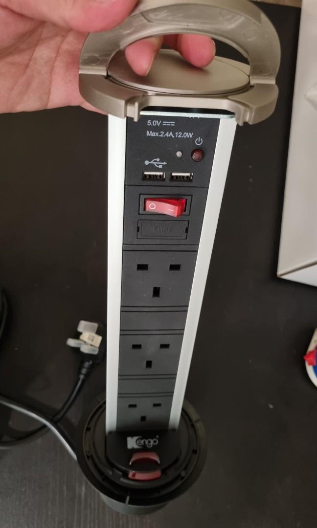 Hafele Vertical Power Dock Socket, TV & Home Appliances, Electrical ...