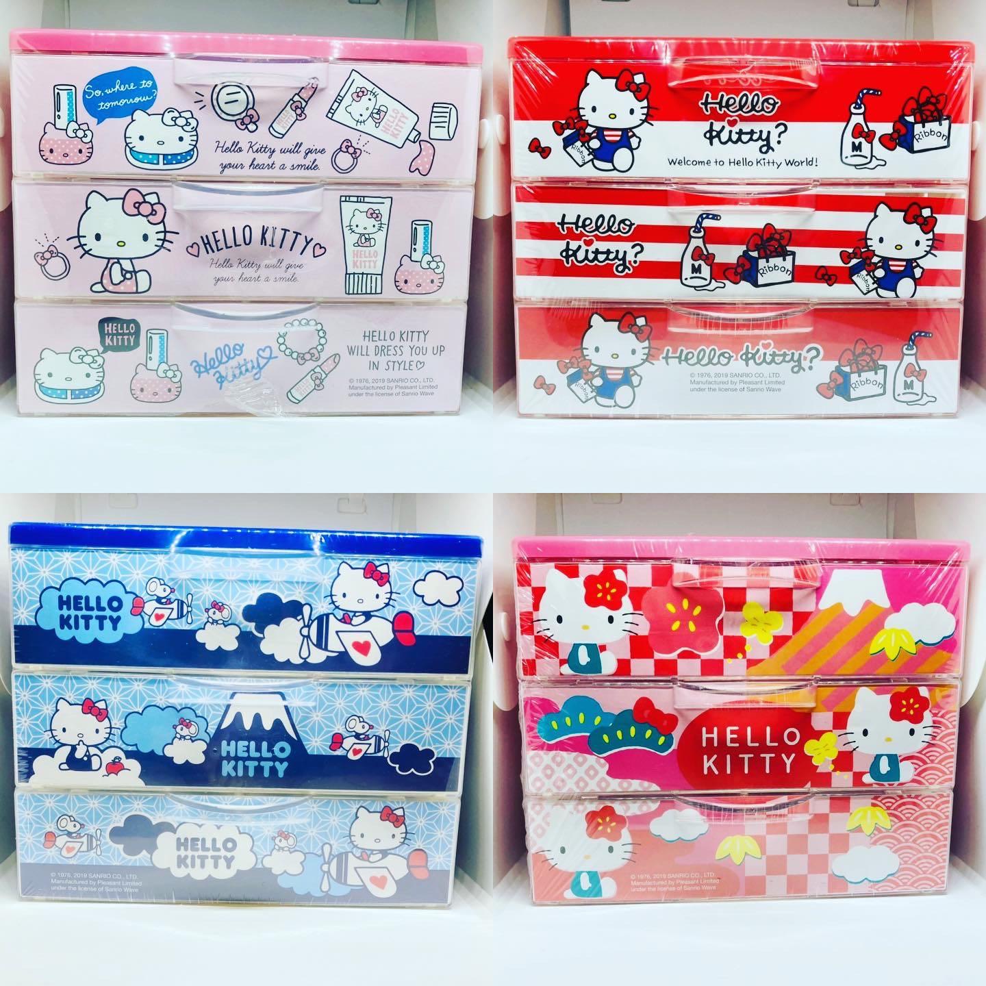 Hello Kitty 3 Layer Mini Drawer, Furniture & Home Living, Home ...