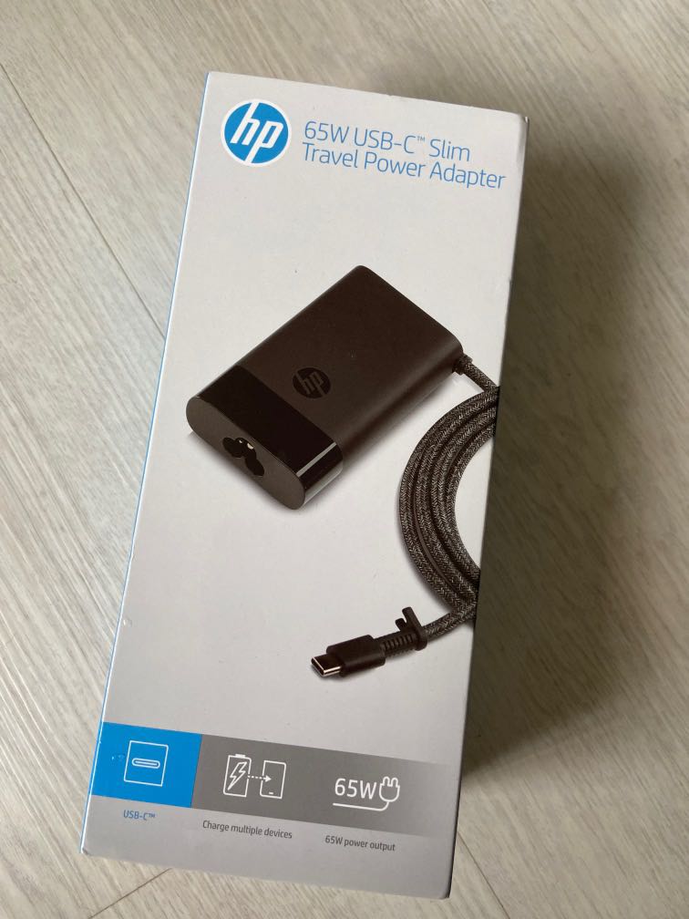 HP 65w USB-C Slim Travel Power Power Adapter, Computers & Tech, Parts ...