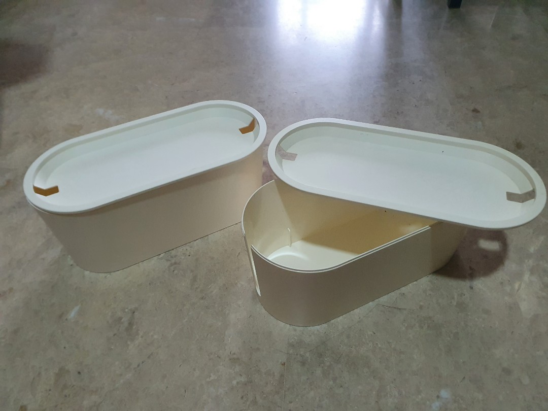 2X Ikea cable management box, Furniture & Home Living, Home Improvement ...