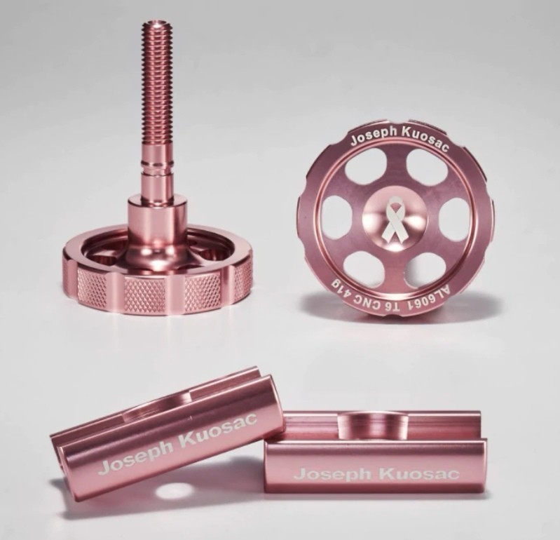 *IN STOCK* Joseph Kuosac JK Accessories Pink Ribbon Hinge Clamp set and ...