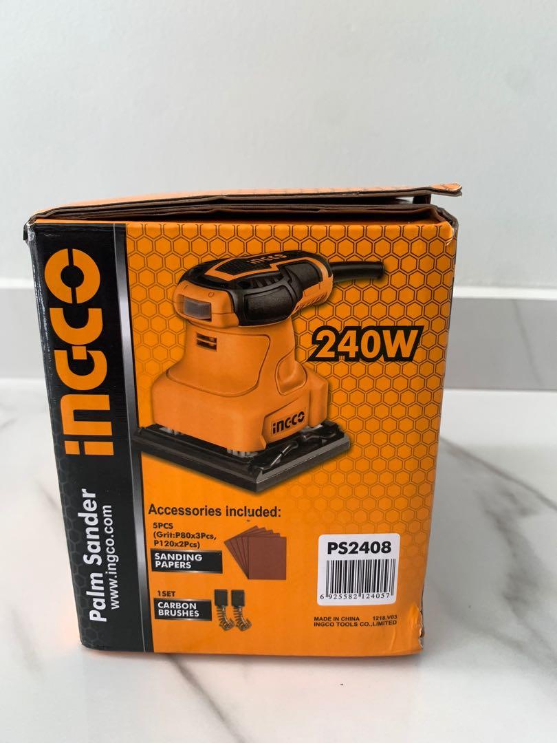 INGCO Palm Sander PS2408 / Sandpaper, TV & Home Appliances, Other Home ...