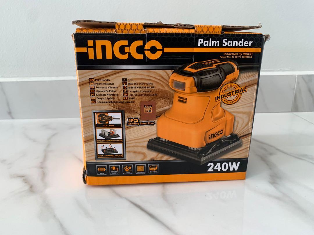 INGCO Palm Sander PS2408 / Sandpaper, TV & Home Appliances, Other Home ...