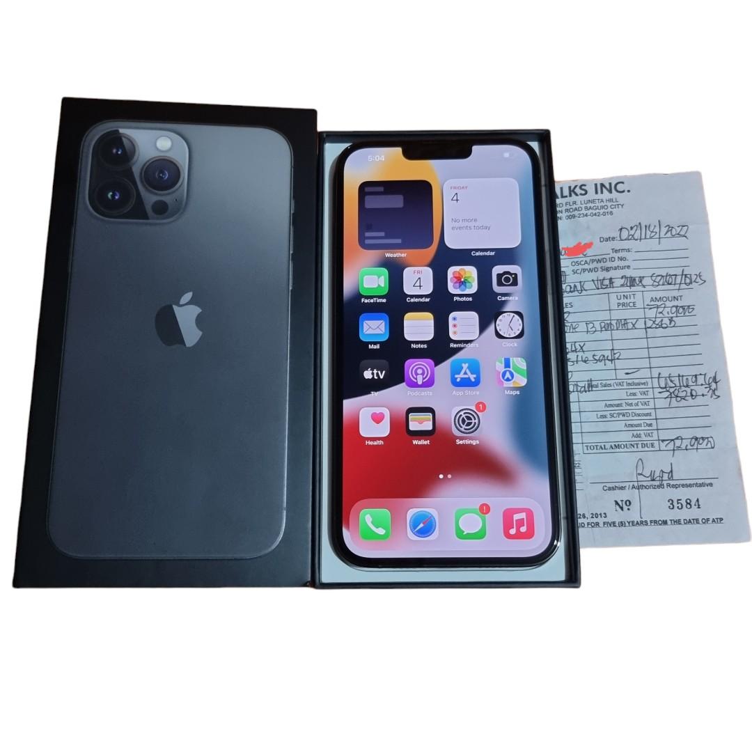 Iphone 13 Pro Max 128gb With Receipt, Mobile Phones & Gadgets, Mobile ...