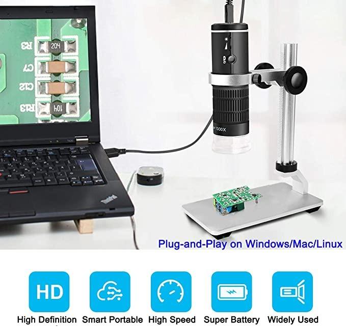 Jiusion Wifi USB Digital Microscope, Everything Else on Carousell