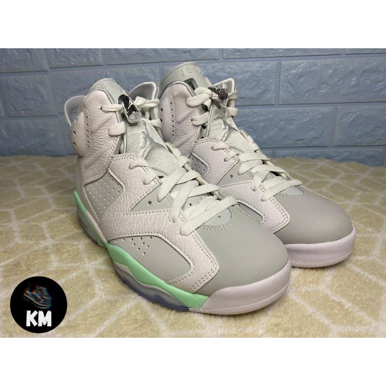 Jordan 6 Retro Womens 'Mint Foam', Women's Fashion, Footwear, Sneakers ...