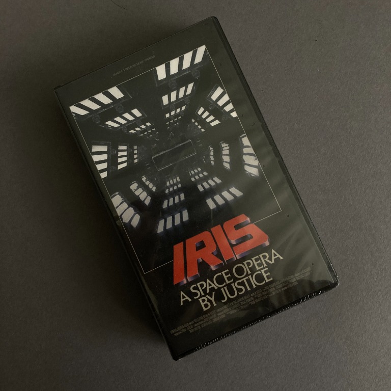 JUSTICE Iris A Space Opera By Justice VHS Tape + USB + Poster + Pin ...