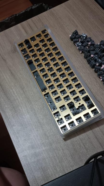 KBDFANS Tofu65 Acrylic with DZ65 RGB V3 HOT-SWAP RGB PCB, Computers ...