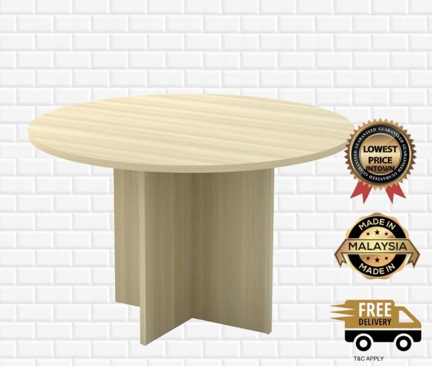 DIY Conference Table {color walnut/boras ash/maple,W90 D90 H75cm RM230 ...