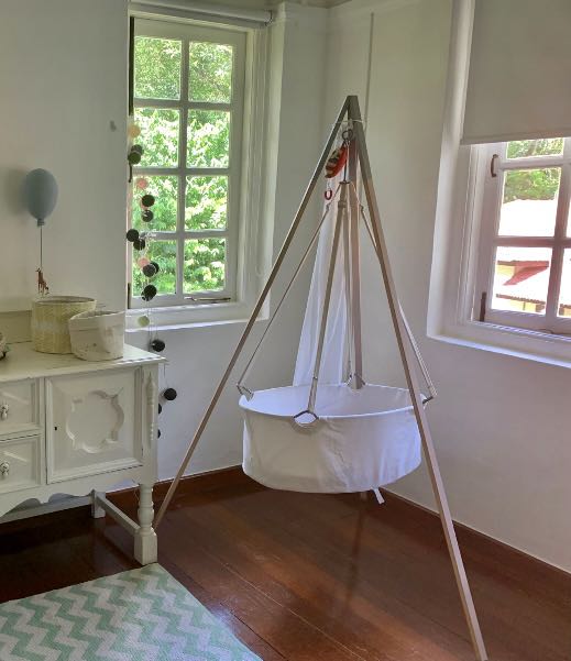 Leander classic cradle with mattress and more, Babies & Kids, Baby ...