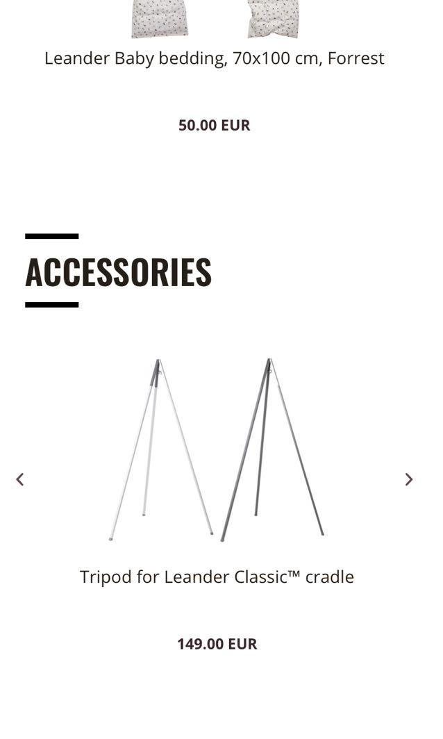 Leander classic cradle with mattress and more, Babies & Kids, Baby ...