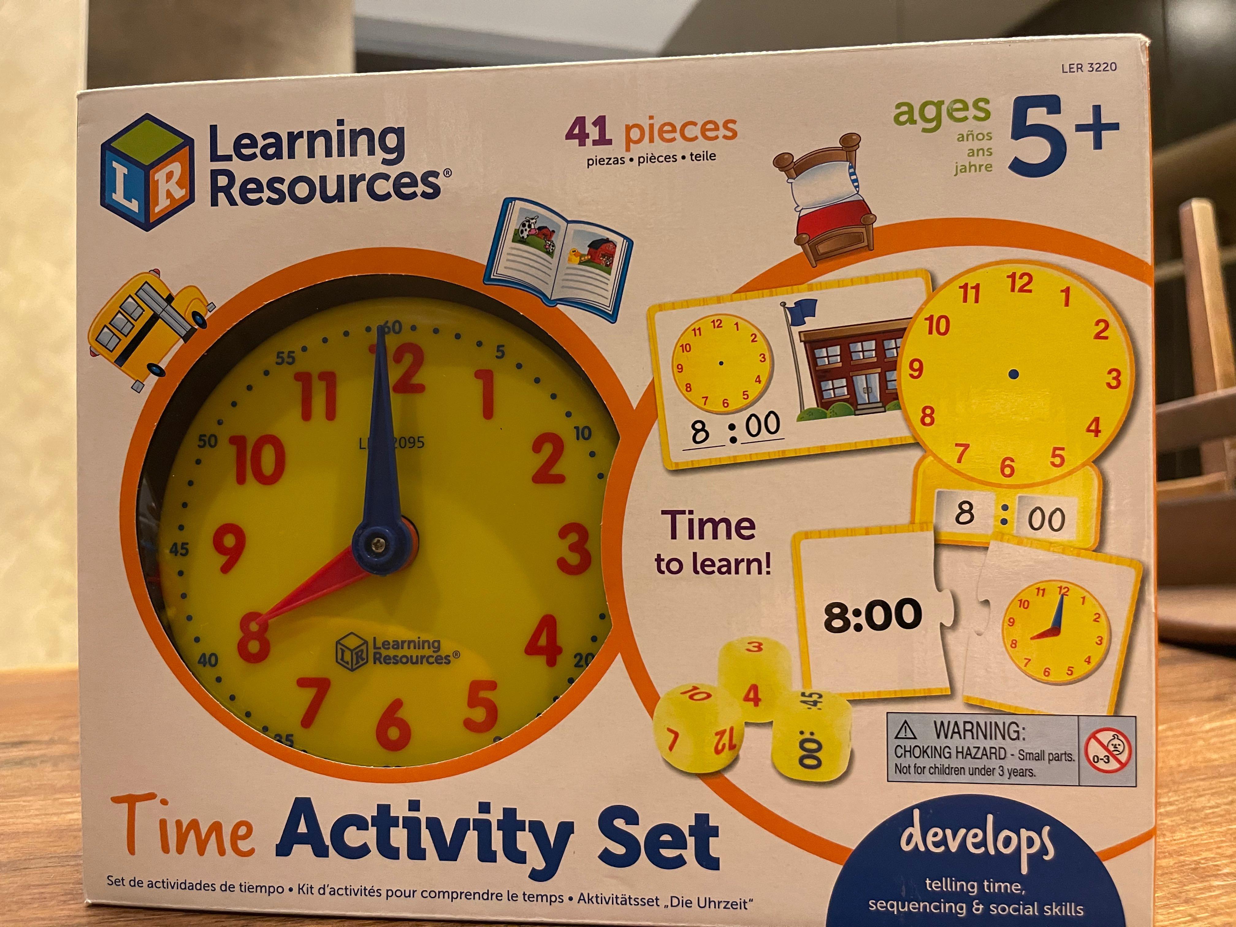 Learning Resources Time Activity Set Hobbies Toys Toys Games On learning-resources-time-activity-set-hobbies-toys-toys-games-on