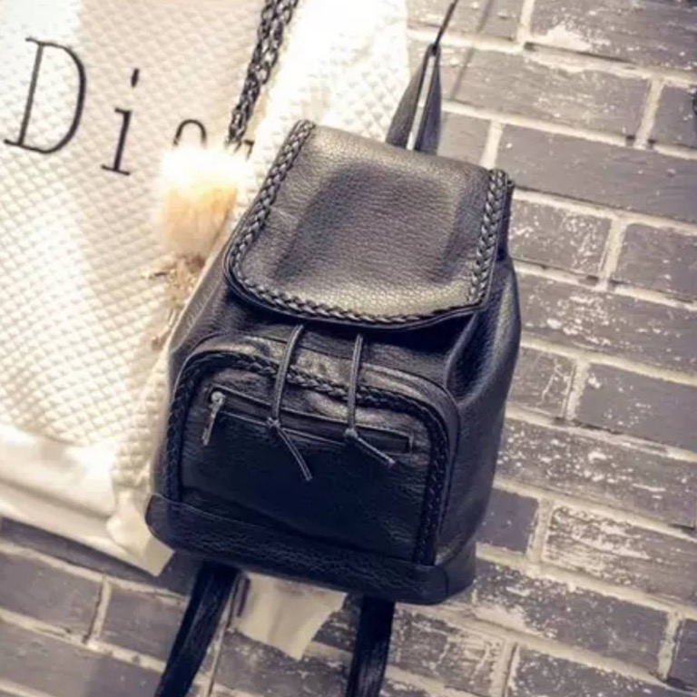 leather backpack small size, Women's Fashion, Bags & Wallets, Backpacks ...