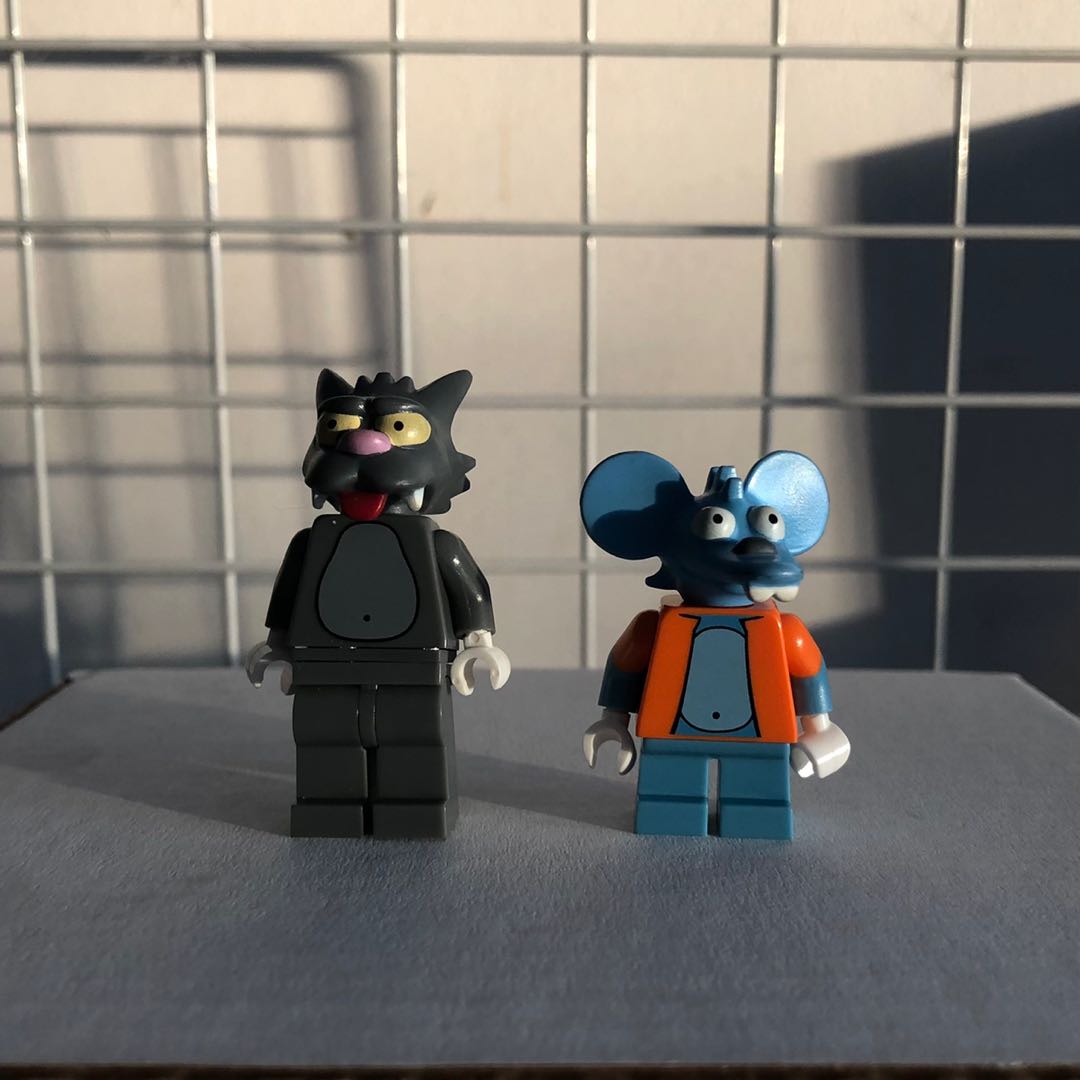 LEGO CMF The Simpsons - Itchy & Scratchy minifigures, Hobbies & Toys ...