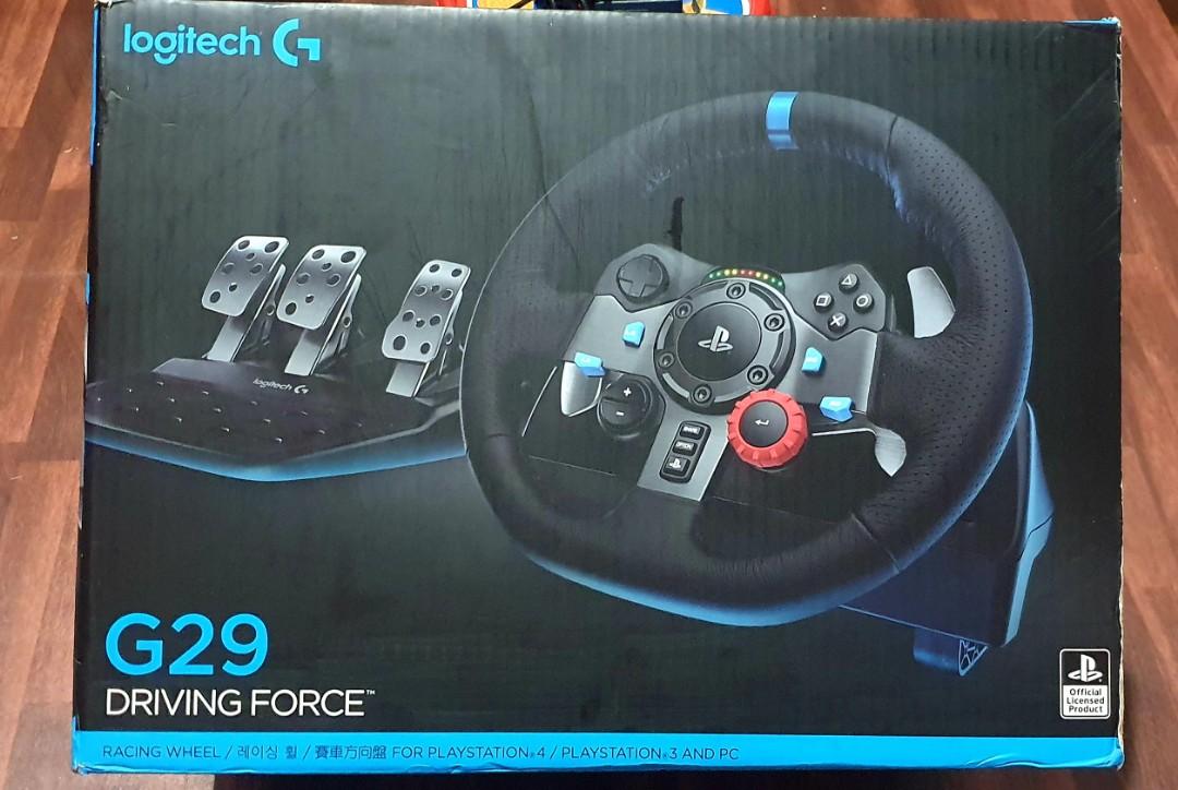Logitech G29 with shifter and stand, Video Gaming, Gaming Accessories ...