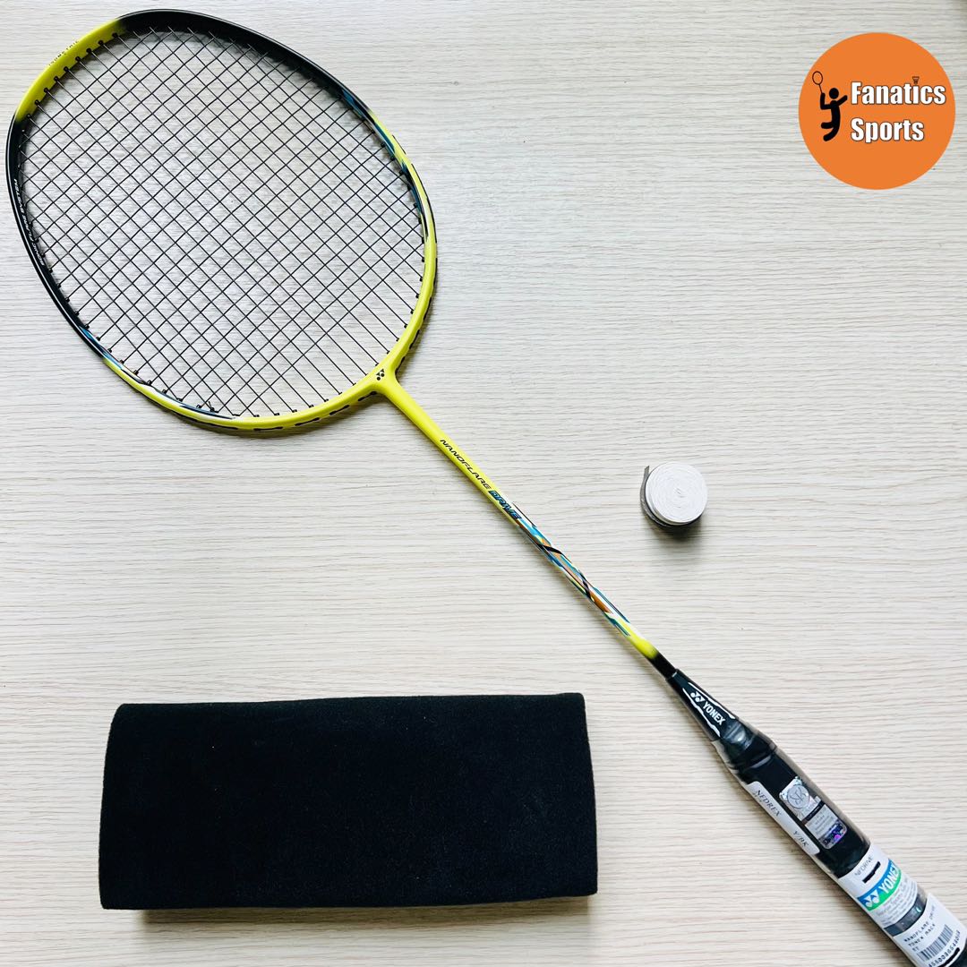 [Mar Bundle] Brand New Yonex Yellow Nanoflare Drive Badminton Racket ...