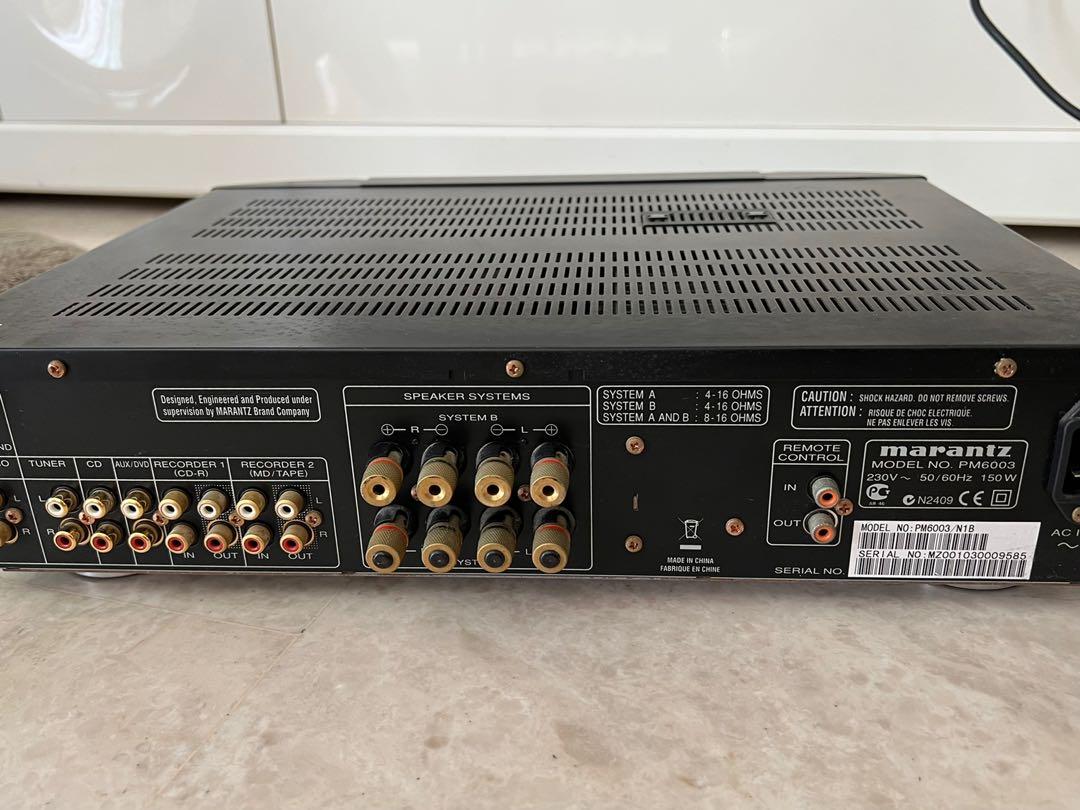 Marantz Integrated Amplifier PM6003, Audio, Soundbars, Speakers ...