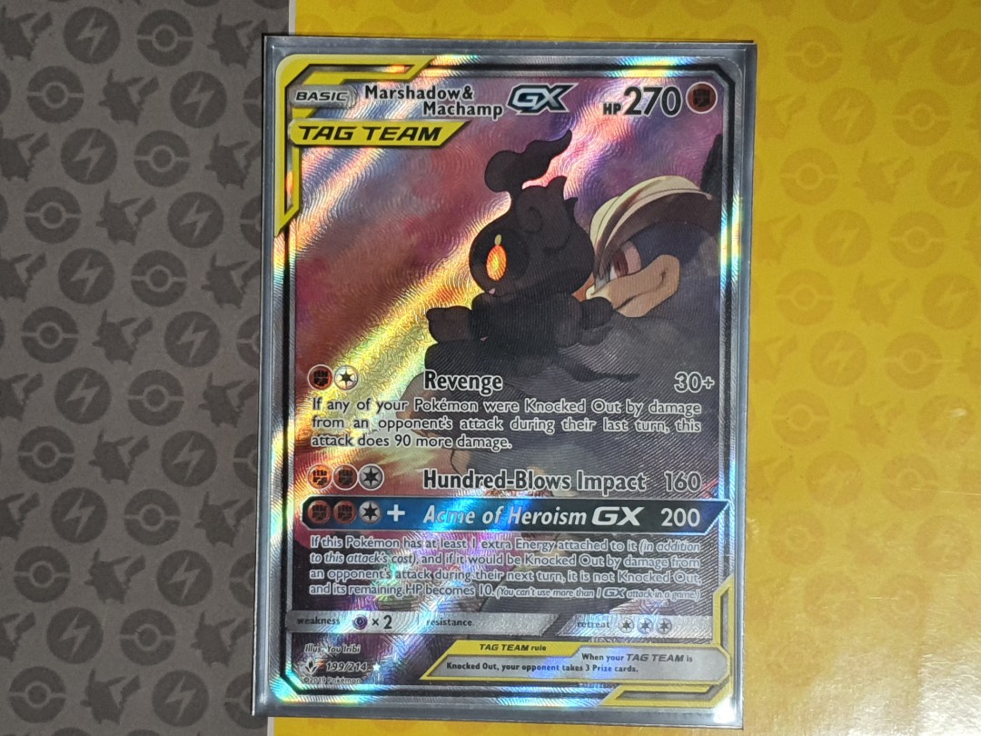 Marshadow & Machamp, Hobbies & Toys, Toys & Games on Carousell