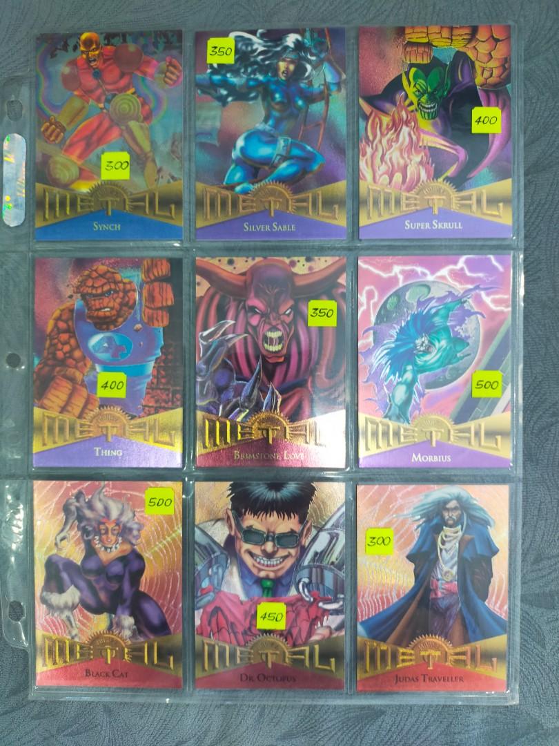 Marvel Metal 1995 Trading Cards, Hobbies & Toys, Memorabilia ...