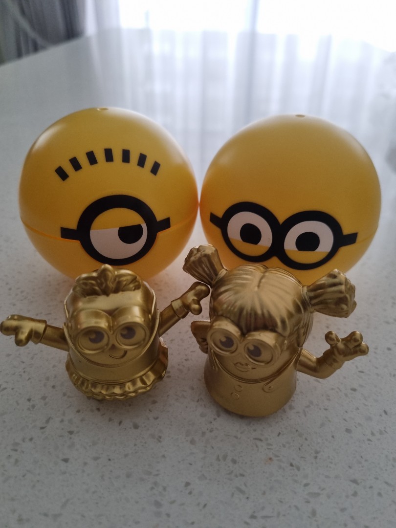 Mcdonald's Gold Minions, Hobbies & Toys, Memorabilia & Collectibles ...
