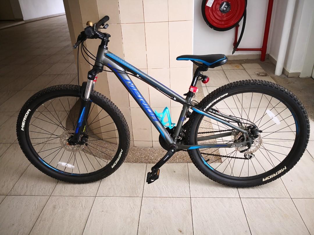 MERIDA Blue Color Mountain Bike, Sports Equipment, Bicycles & Parts ...