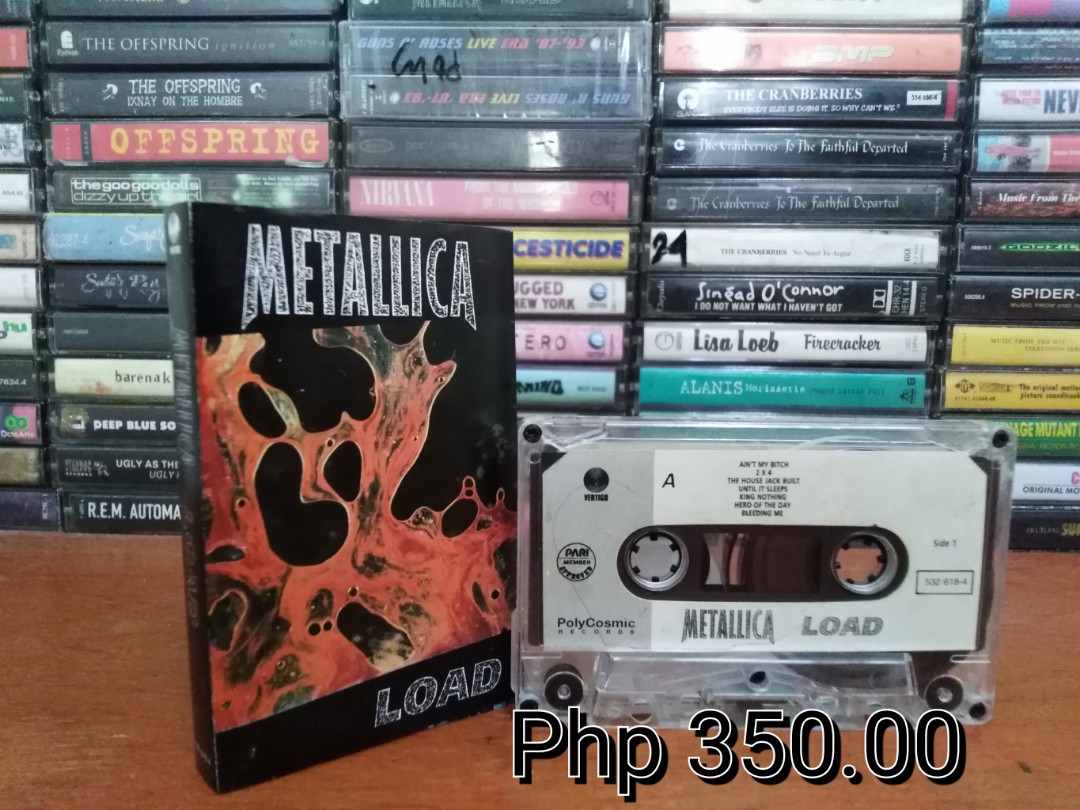Metallica Load Cassette Tape, Hobbies & Toys, Memorabilia ...