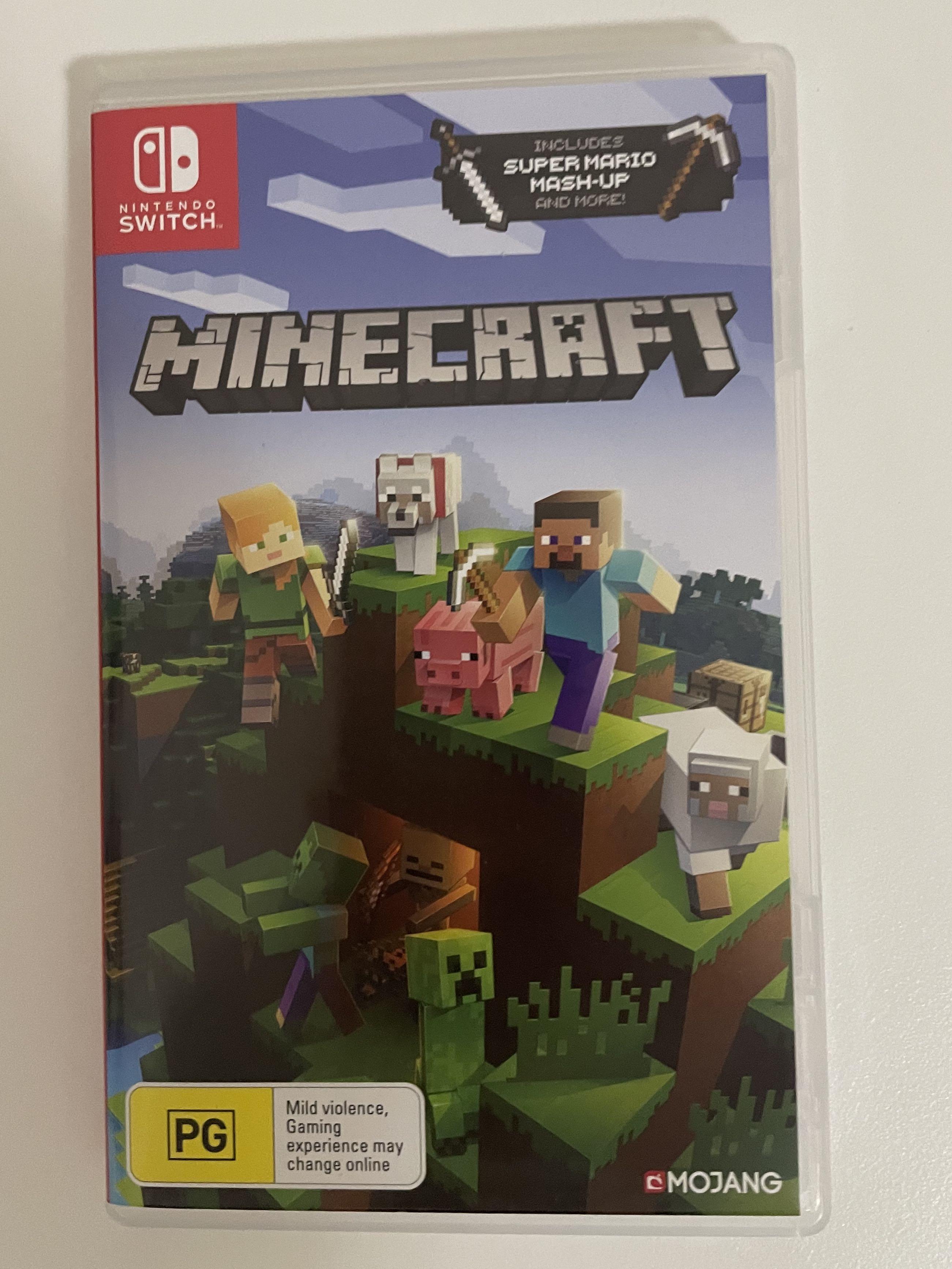Minecraft switch game, Video Gaming, Video Games, Nintendo on Carousell