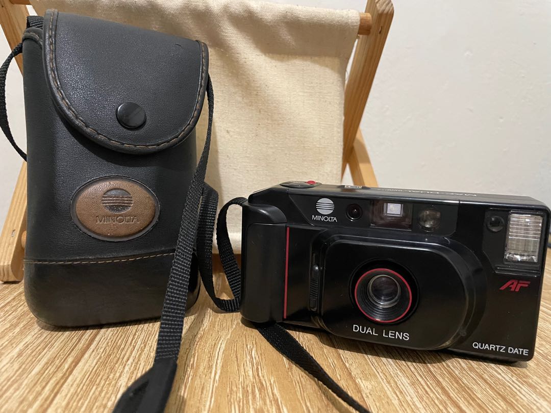Minolta Mac Dual Lens, Photography, Cameras on Carousell