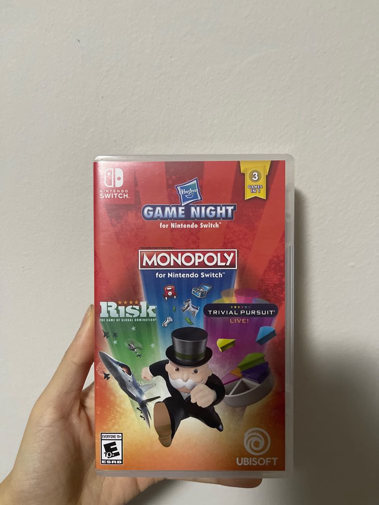 Monopoly Game Night for Nintendo Switch Game Card, Video Gaming, Video ...