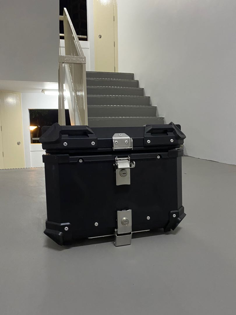 45L Motorcycle Metal Box, Motorcycles, Motorcycle Accessories on Carousell