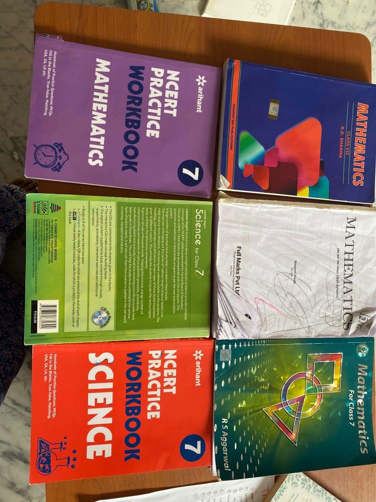 Ncert and maths books class 7 cbse, Hobbies & Toys, Books & Magazines ...