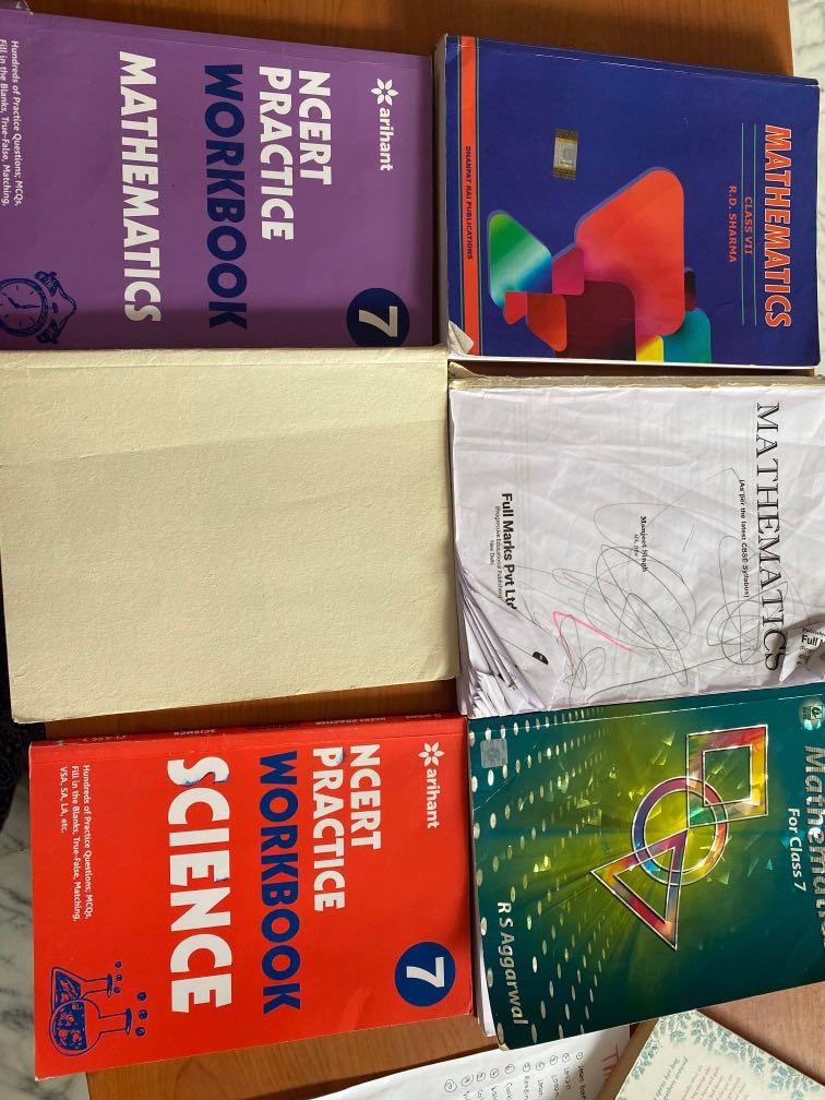 Ncert and maths books class 7 cbse, Hobbies & Toys, Books & Magazines ...