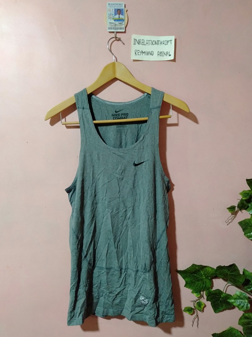 Nike Pro Combat Sando, Men's Fashion, Activewear on Carousell