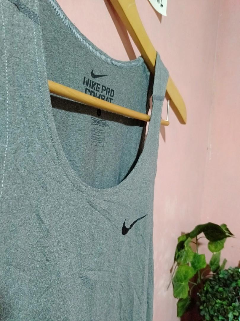 Nike Pro Combat Sando, Men's Fashion, Activewear on Carousell