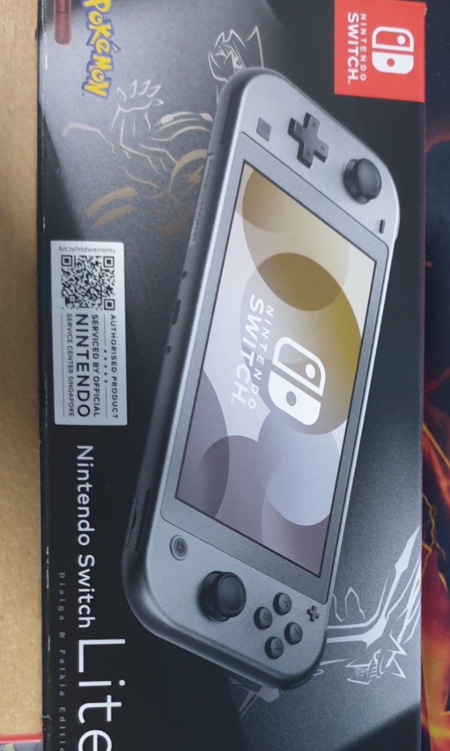 (Brand new) Nintendo Switch Lite Pokemon Dialga & Palkia edition, Video ...